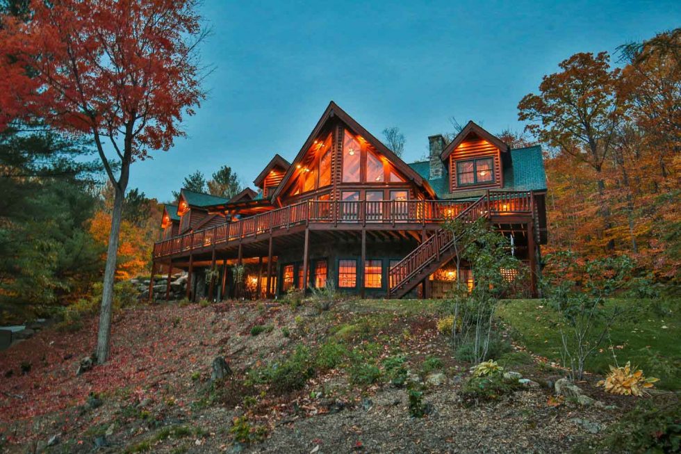 Custom Log Homes Timber Frame Homes – Missouri Home Builder | Natural ...