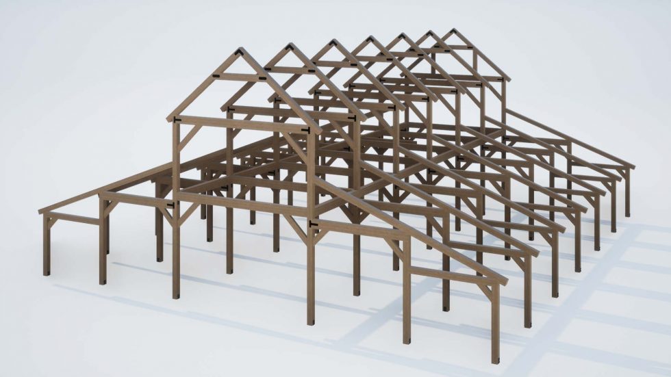 Old Stage Road Barn Plans: Timber Frame Excellence