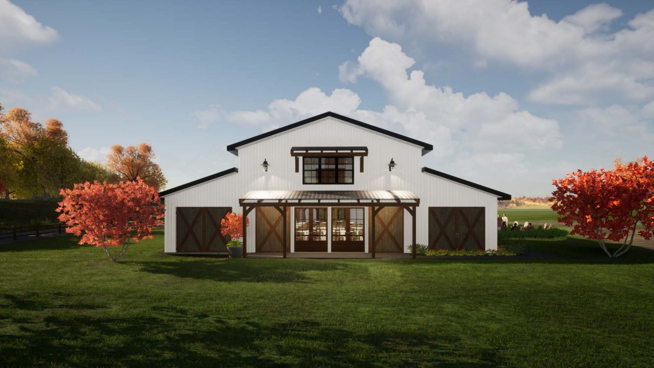 Firecracker Barn: Artistry by Natural Element Barns