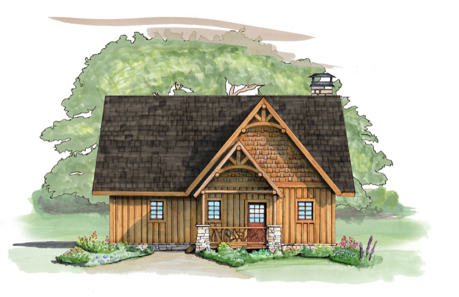 Ashley Cottage Plan Details | Natural Element Homes