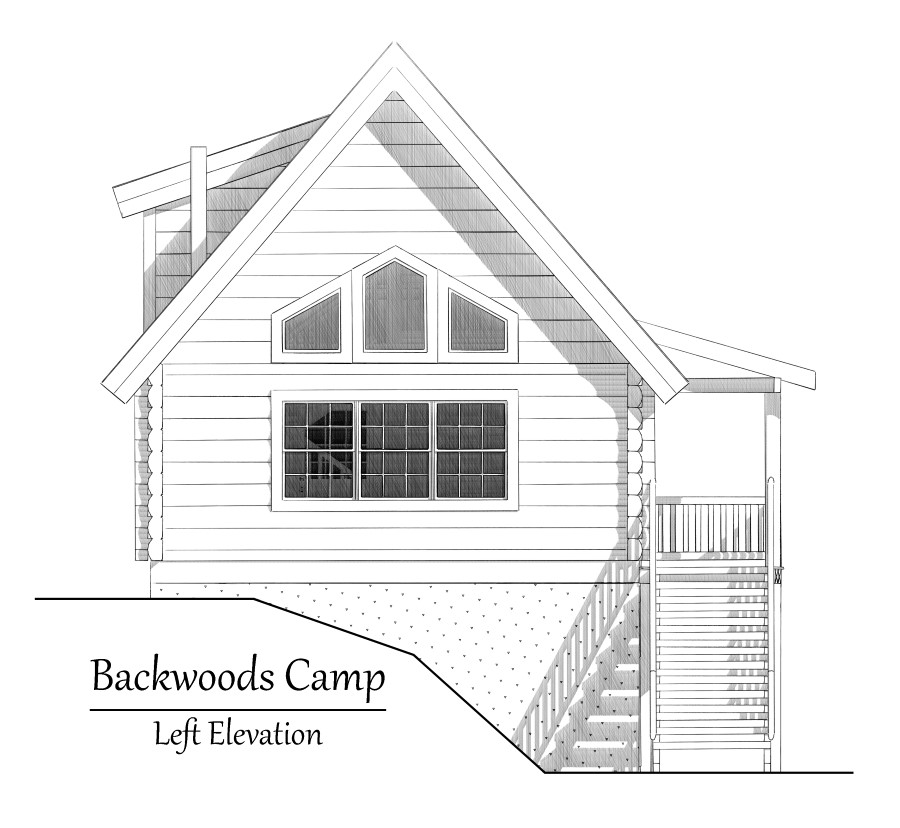 Backwoods Camp Plan Details - Natural Element Homes