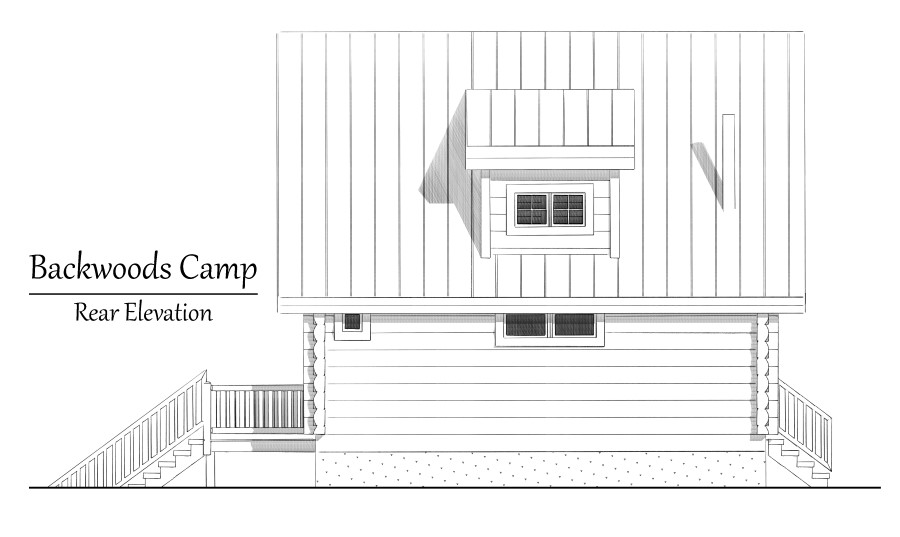 Backwoods Camp Plan Details - Natural Element Homes
