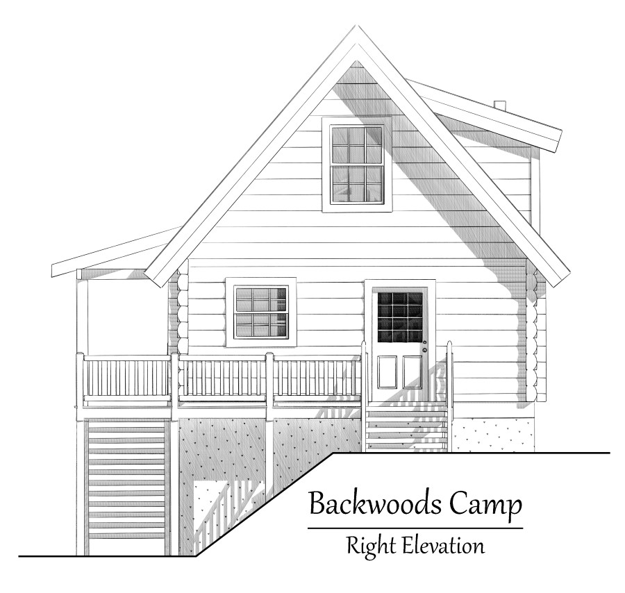 Backwoods Camp Plan Details - Natural Element Homes