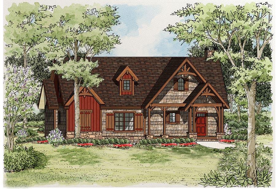 Blowing Rock Cottage Plan Details - Natural Element Homes