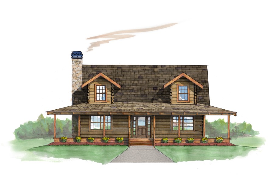 Buck Ridge Cabin Plan Details - Natural Element Homes
