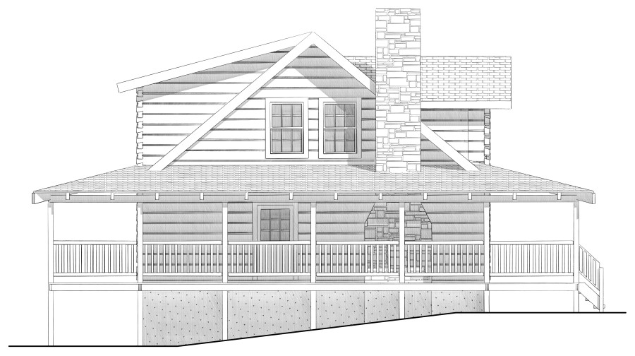 Buck Ridge Cabin Plan Details - Natural Element Homes