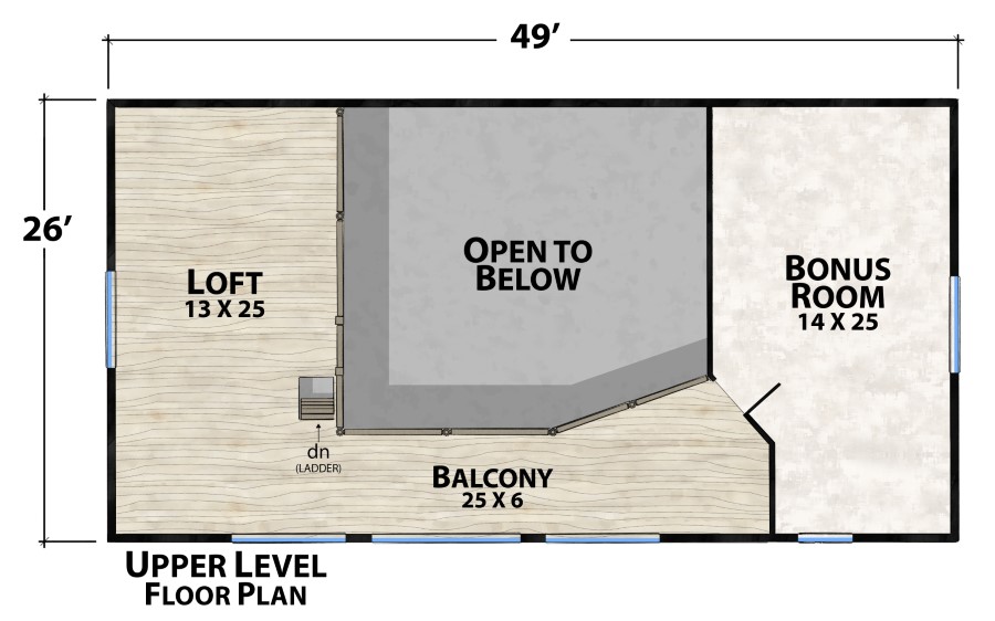 Bunk House Plan Details - Natural Element Homes