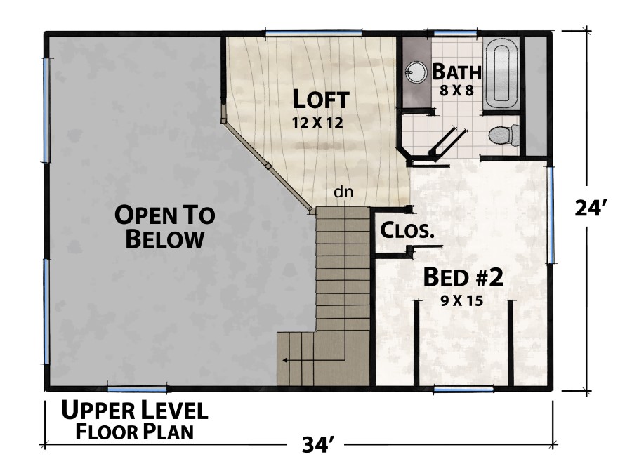 Cane Pole Camp Plan Details - Natural Element Homes