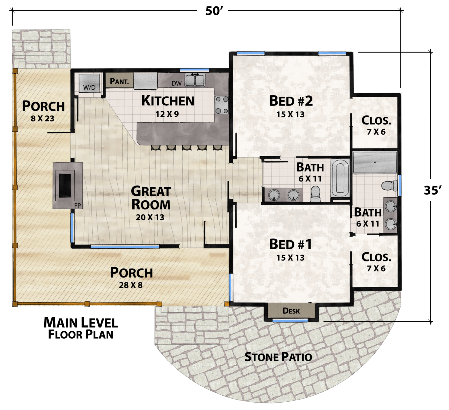 Doodle Bug Farm Plan Details - Natural Element Homes