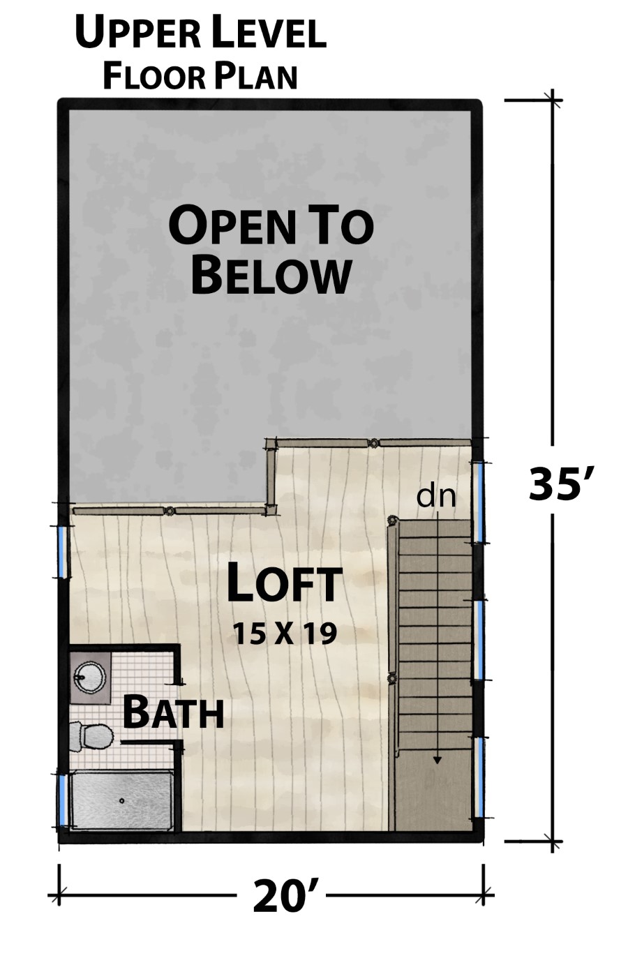 Escape Cabin Plan Details - Natural Element Homes