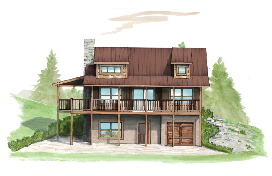 Foothills Camp Plan Details - Natural Element Homes