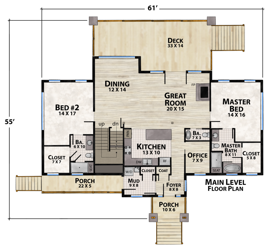 Gees Bend Lodge Plan Details - Natural Element Homes