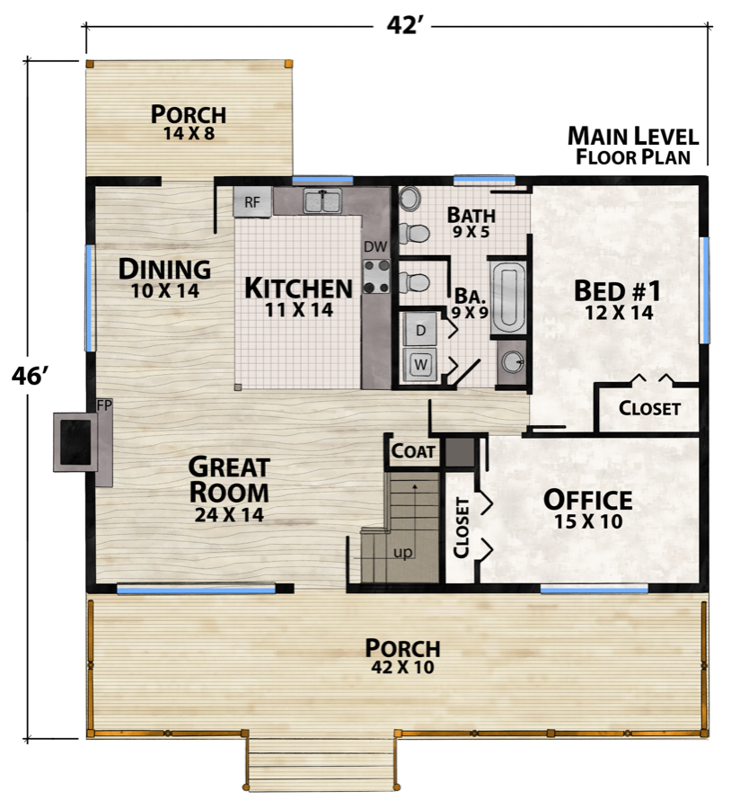 Jack Rabbit Plan Details - Natural Element Homes
