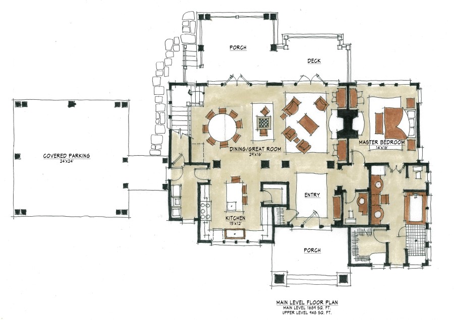 Laurel Cottage Plan Details - Natural Element Homes
