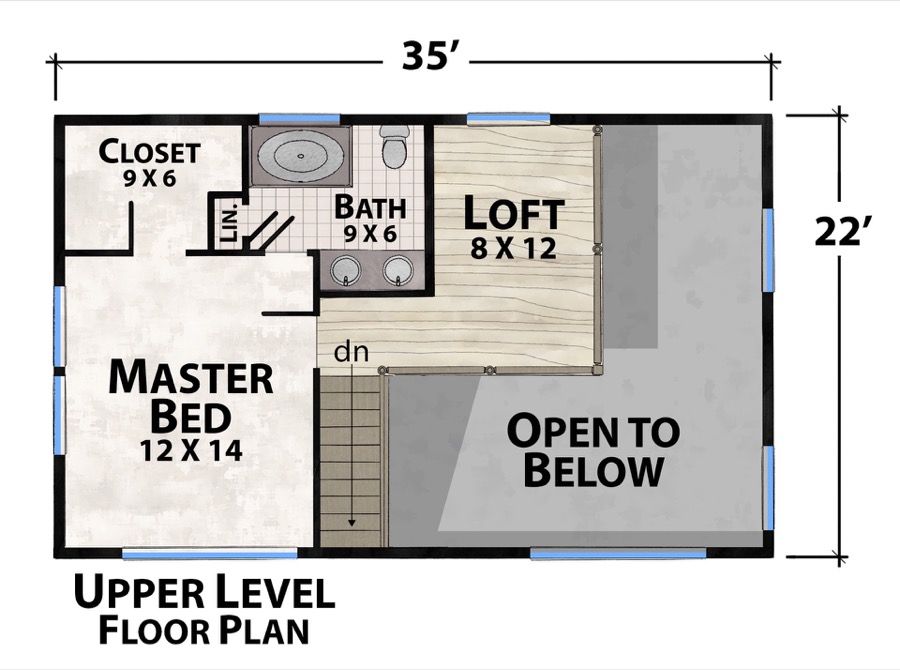 Moon Beam Plan Details - Natural Element Homes