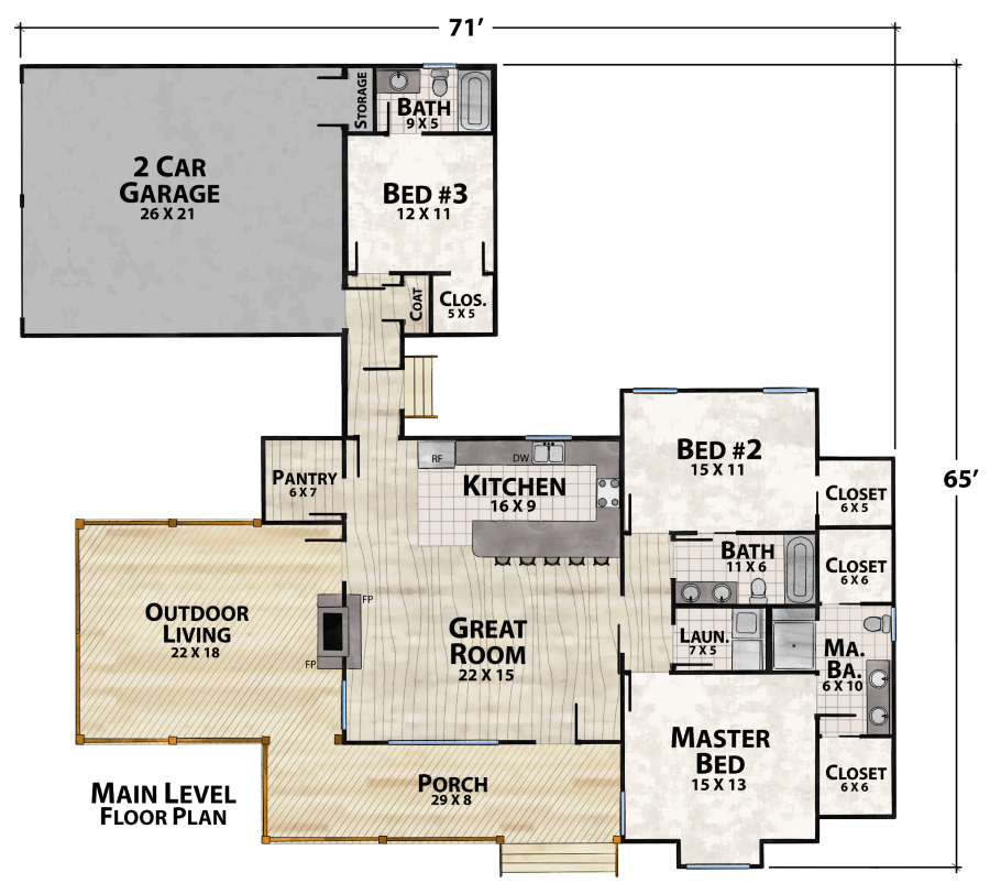 Morningstar Farm Plan Details - Natural Element Homes