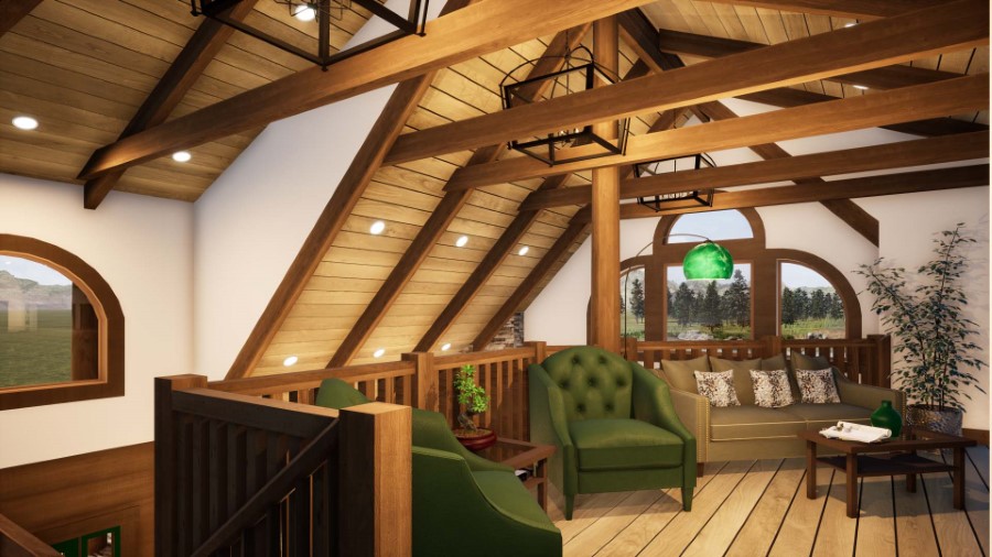 Mountain View Lodge 2 Plan Details - Natural Element Homes