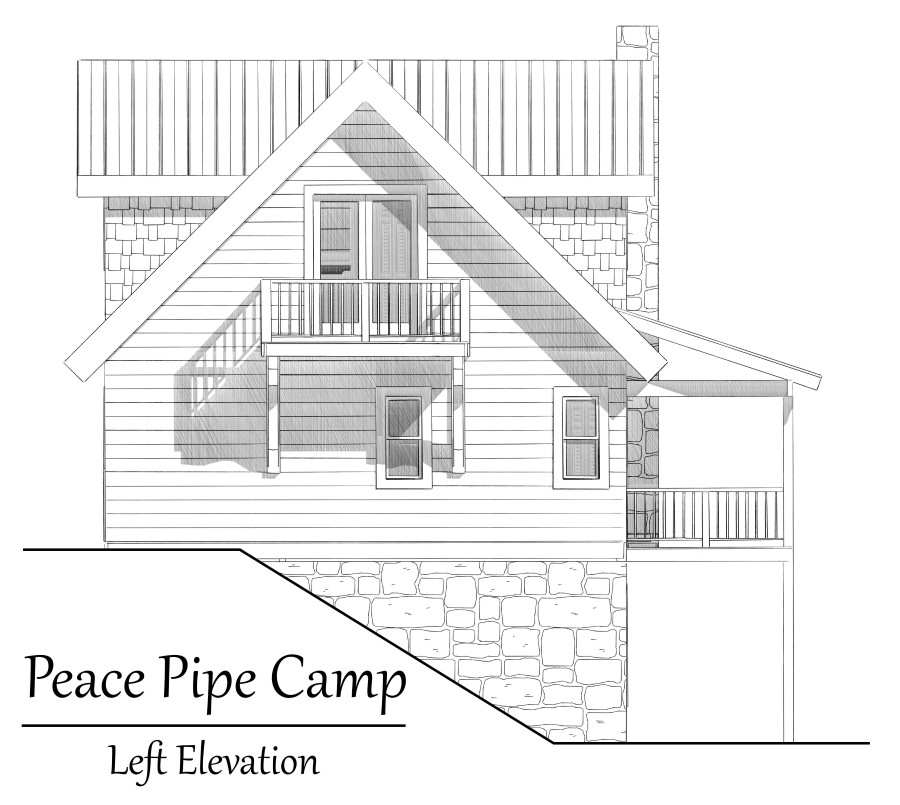 Peace Pipe Camp Plan Details - Natural Element Homes