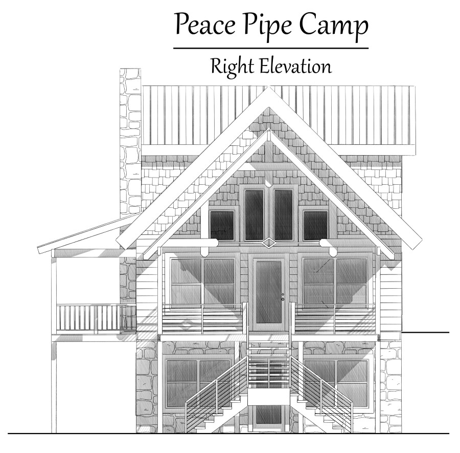Peace Pipe Camp Plan Details - Natural Element Homes