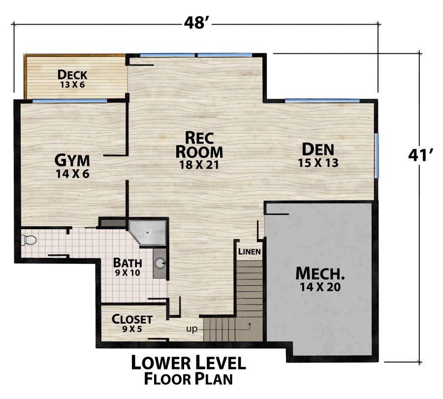 Shadow Cove Lodge Plan Details - Natural Element Homes