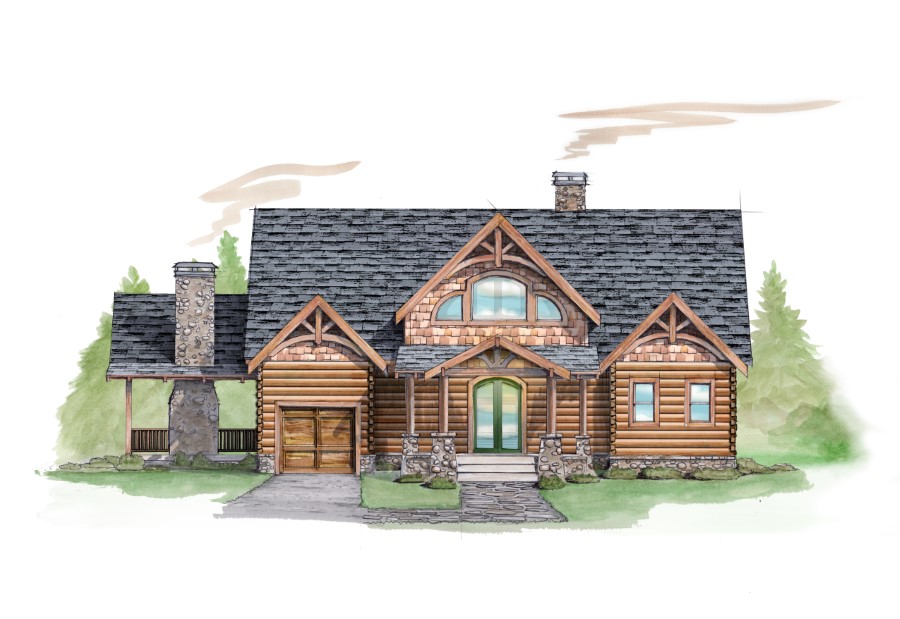 Shadow Cove Lodge Plan Details - Natural Element Homes