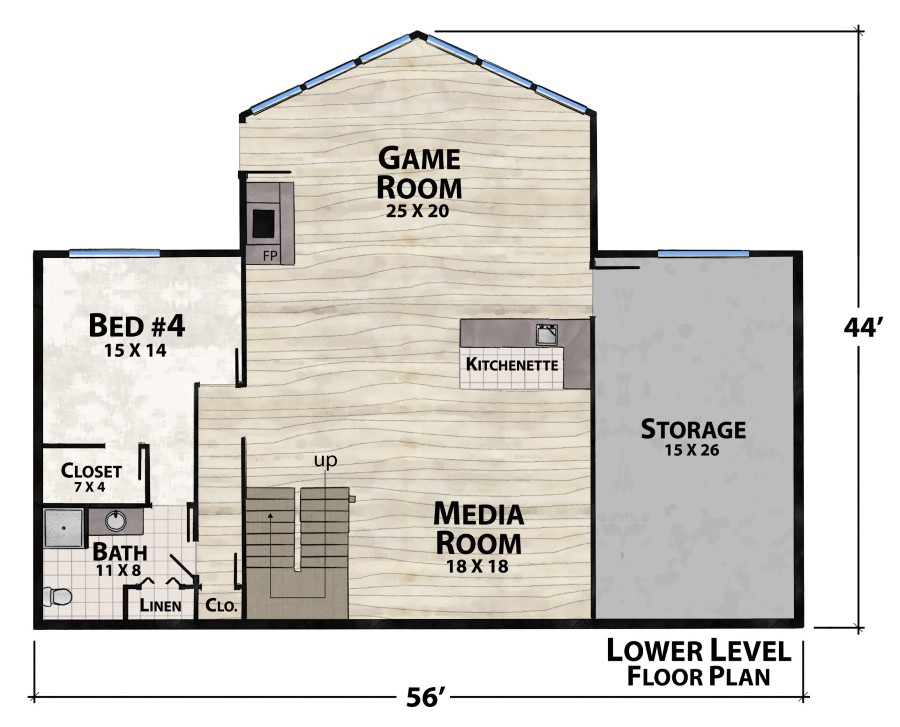 Snowflake Lodge Plan Details - Natural Element Homes