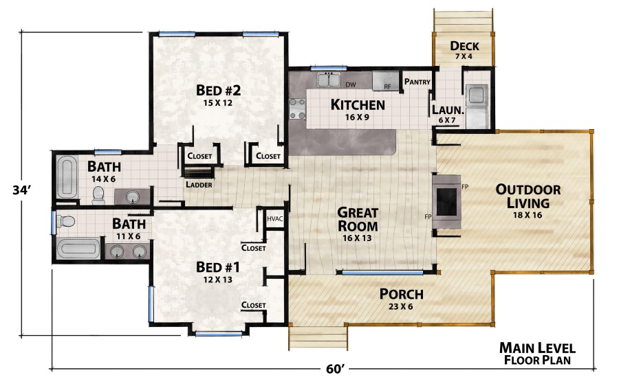 Sparrow Cottage Farm Plan Details | Natural Element Homes
