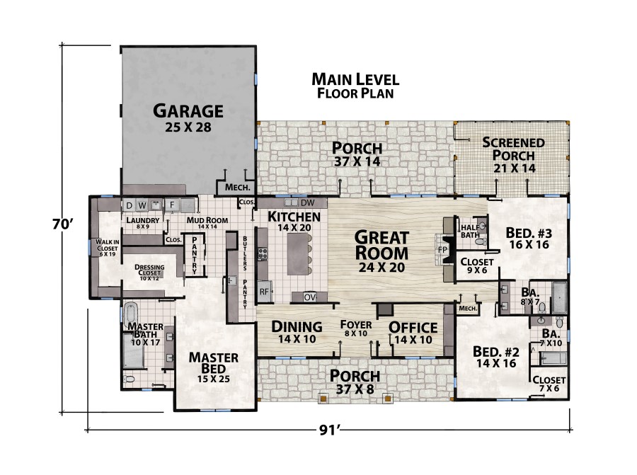 Sugarfoot Ranch Plan Details - Natural Element Homes