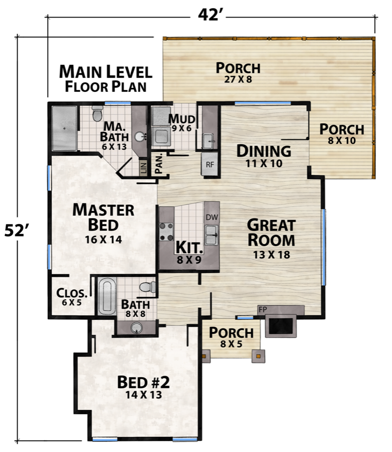 Tea Cup Plan Details - Natural Element Homes