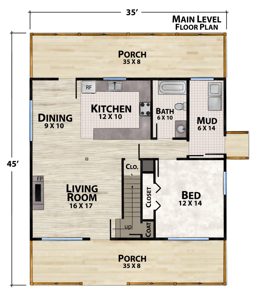 Turkey Lurkey Plan Details - Natural Element Homes