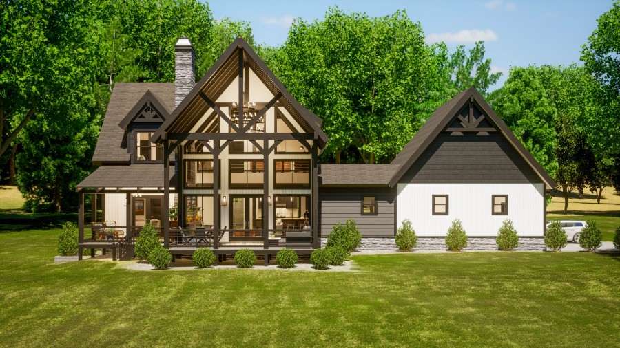 Wild Turkey Retreat Plan Details - Natural Element Homes