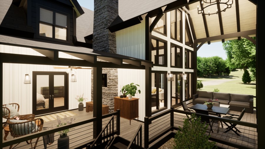 Wild Turkey Retreat Plan Details - Natural Element Homes