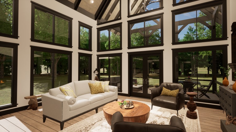 Wild Turkey Retreat Plan Details - Natural Element Homes