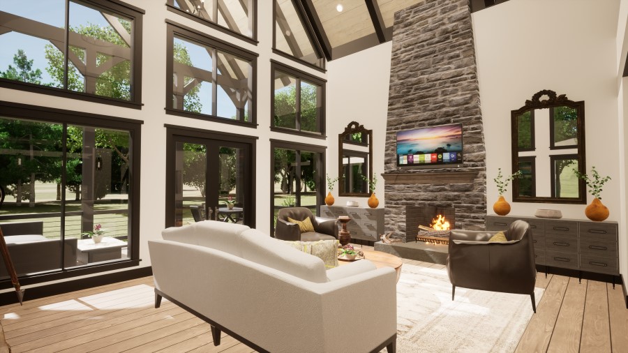 Wild Turkey Retreat Plan Details - Natural Element Homes