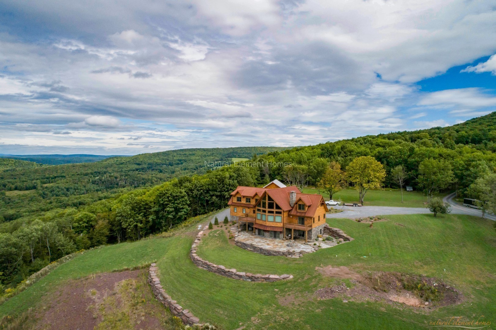 Awesome Aerial Shots Photo Gallery | Natural Element Homes